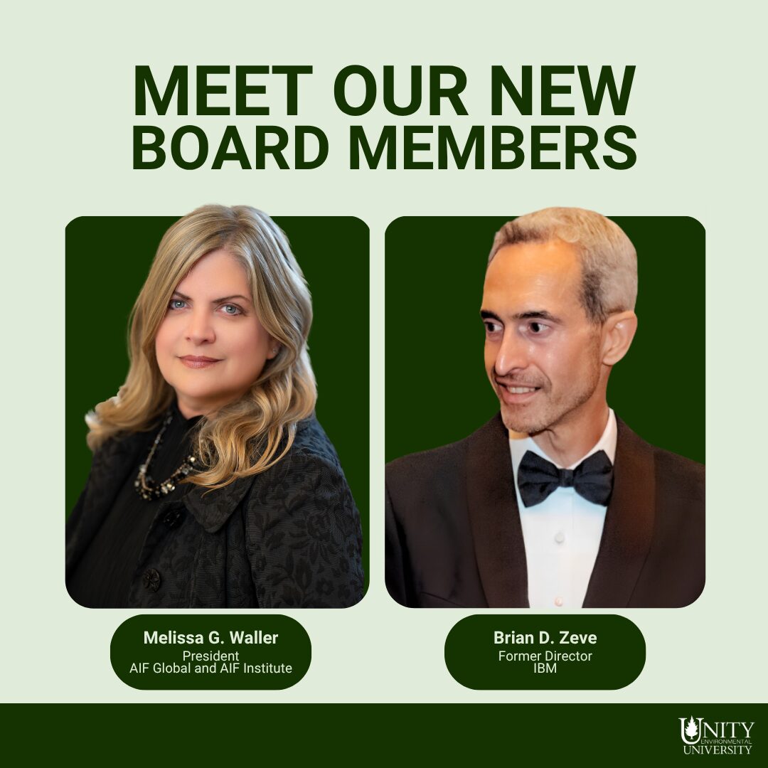 Unity Environmental University Appoints Global Finance Executive and ...