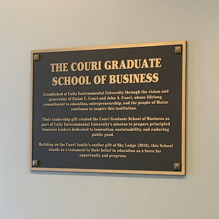Couri Graduate School of Business — Unity Environmental University
